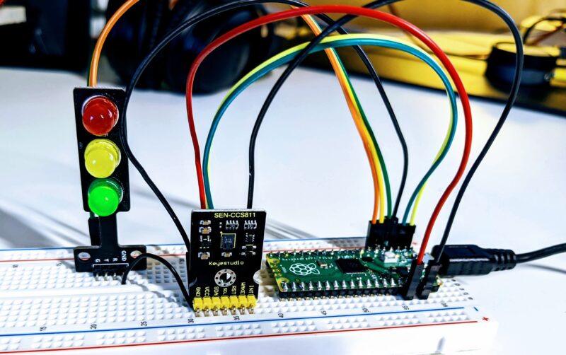 CO2-Ampel mit dem Raspberry Pico und CircuitPython | pi-buch.info